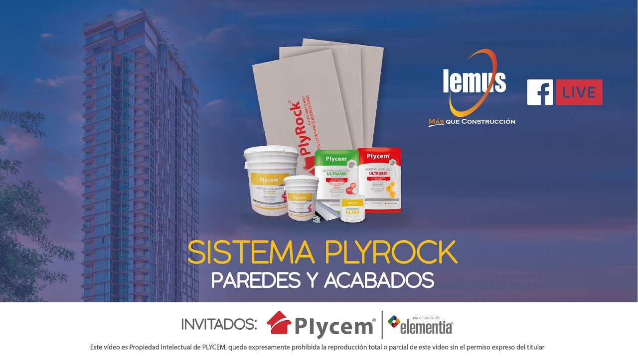 Sistema PlyRock® Paredes y Acabados. - YouTube