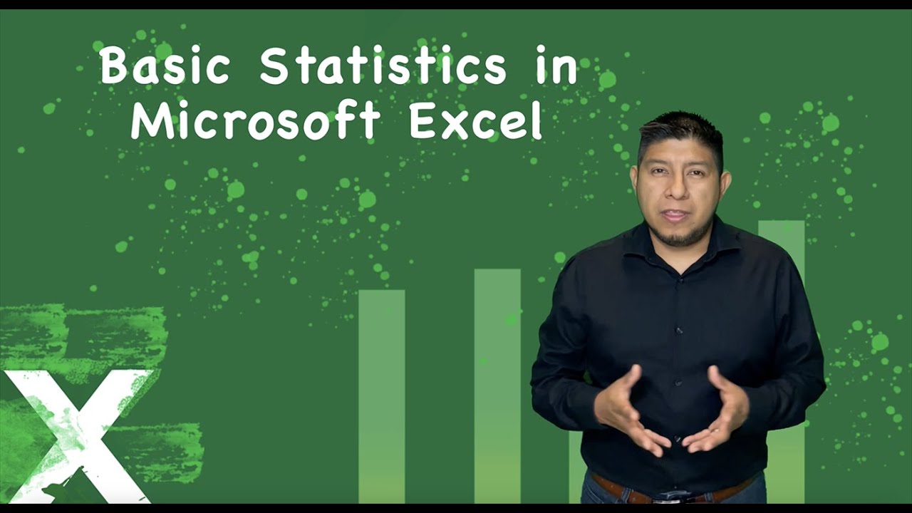 MS Excel: How to calculate basic statistics with Excel - YouTube