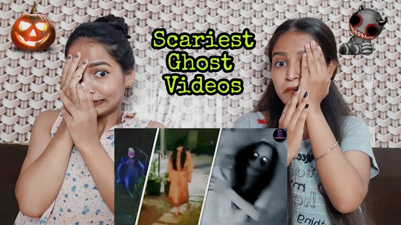 5 Scariest Ghost Videos | Horrorpills | Reaction Video| Reactions Hut ...