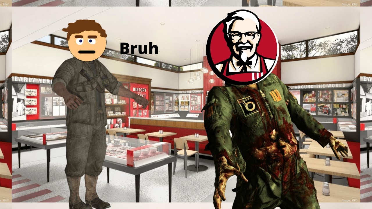 KFC ZOMBIES!!! (Cod Waw) - YouTube