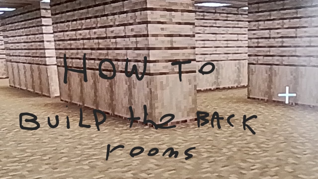 how to build the backrooms in minecraft - YouTube