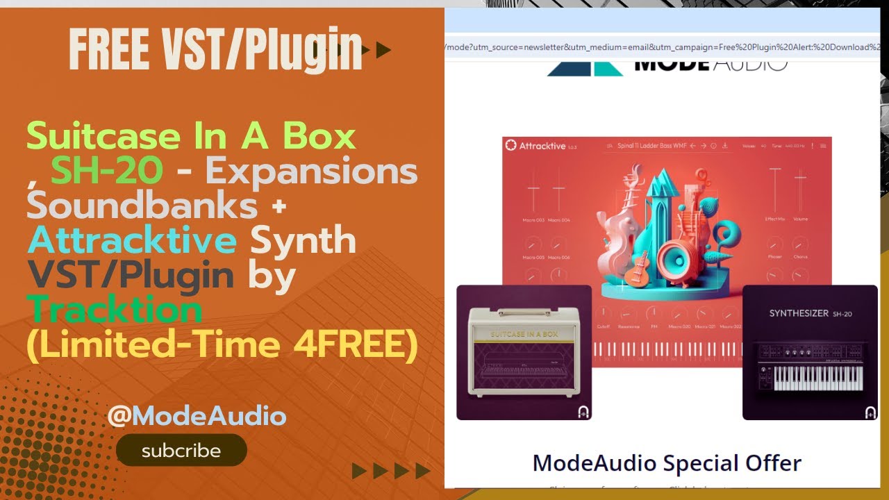 Suitcase In A Box, SH-20 Expansions Soundbanks + Attracktive Synth VST ...