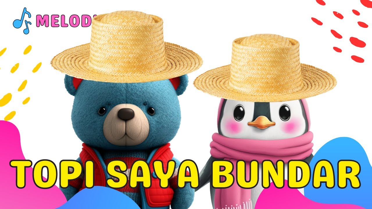 🔴 LAGU TOPI SAYA BUNDAR - Lagu Anak Balita - YouTube