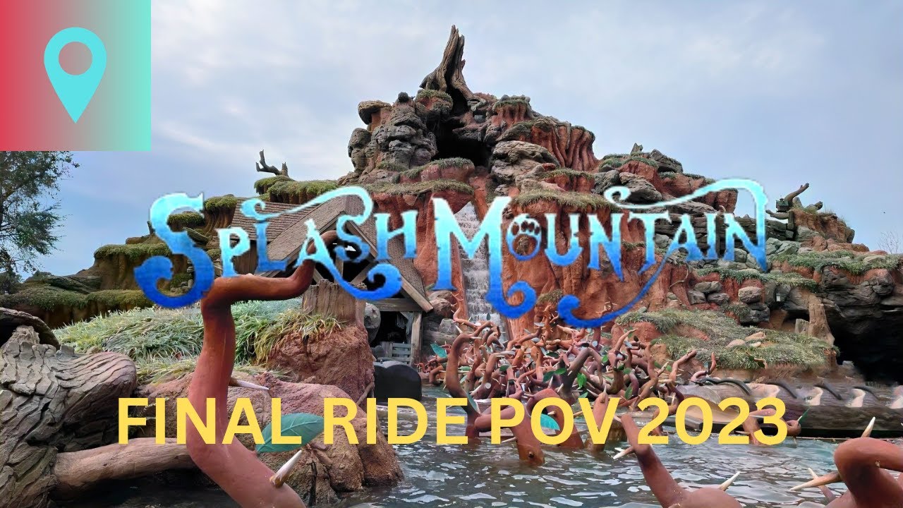 FINAL RIDE on Splash Mountain 2023 - Farewell Splash Mountain! - YouTube