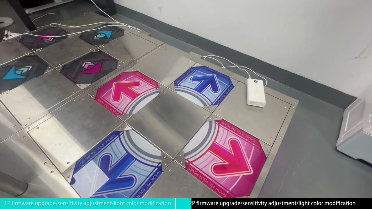 How to Customize Yuancon DDR Pad: Arrow Lights, Sensor Sensitivity, Firmware Update - YouTube