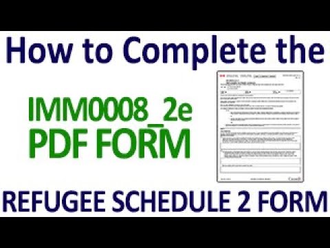 How to Complete the Schedule 2 Form - YouTube