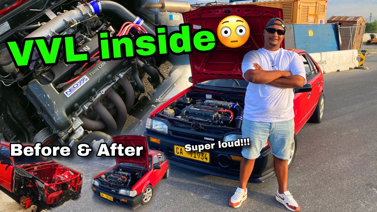 VVL powered Mazda 323🔥🔥🔥 - YouTube