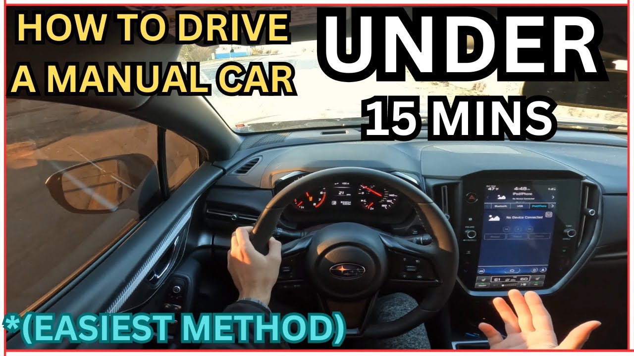 HOW TO DRIVE A MANUAL CAR IN UNDER 15 MINS (*EASIEST METHOD) POV - YouTube