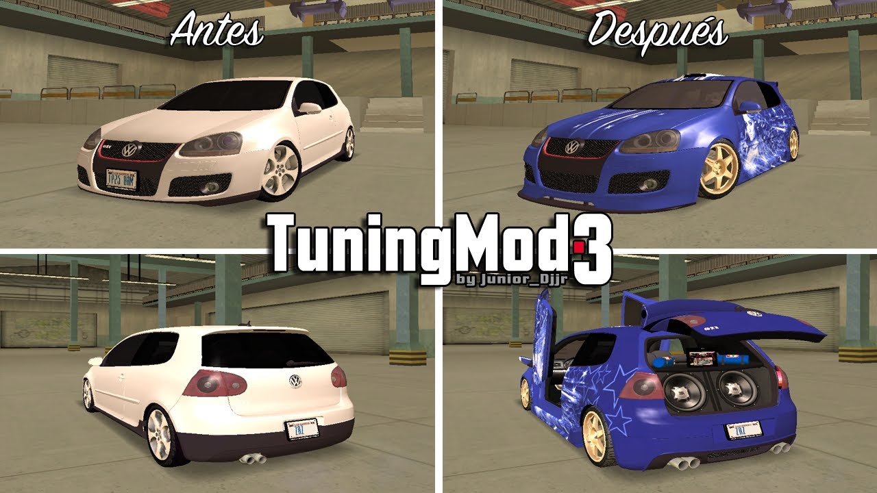 Gta Sa - Tuning Mod V3.0.1 + Nuevas Piezas - YouTube