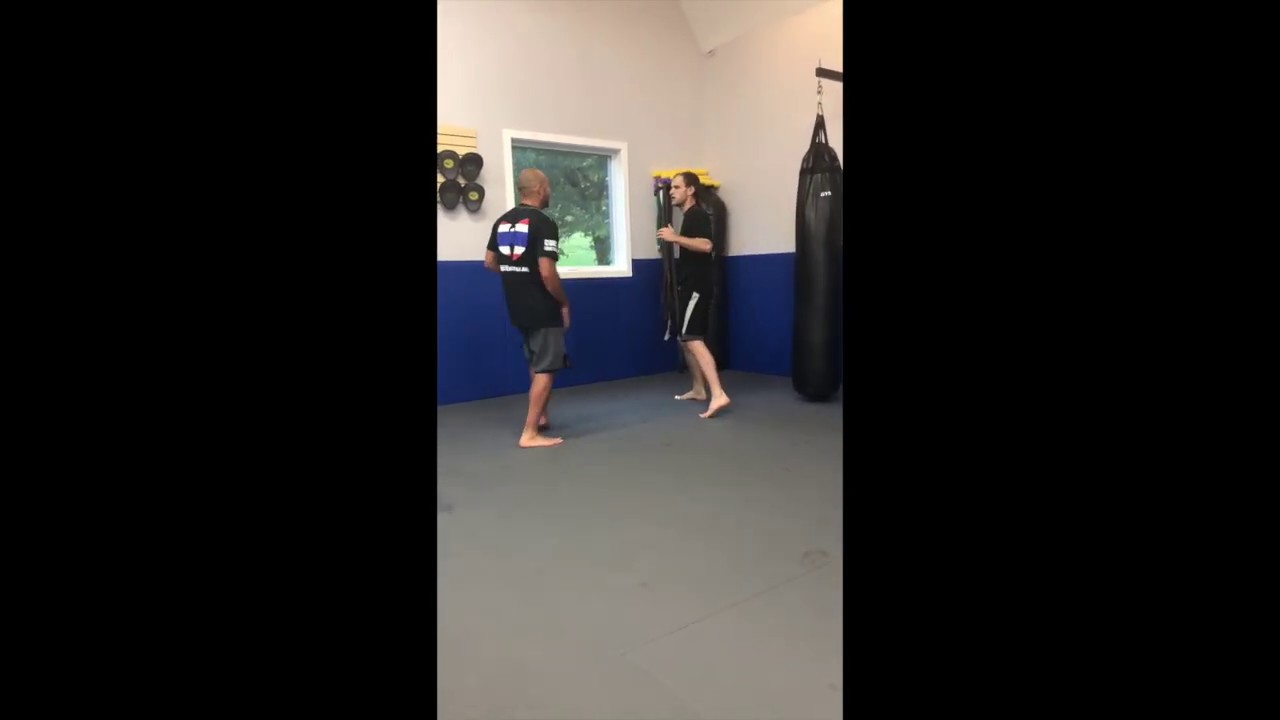 Roundhouse Kick Catch with low kick & leg drag counter options - YouTube