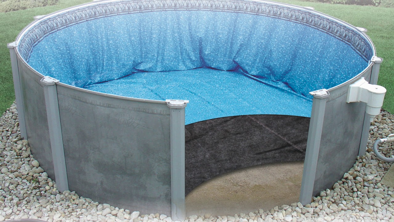 What Is An Above Ground Pool Liner Pad YouTube