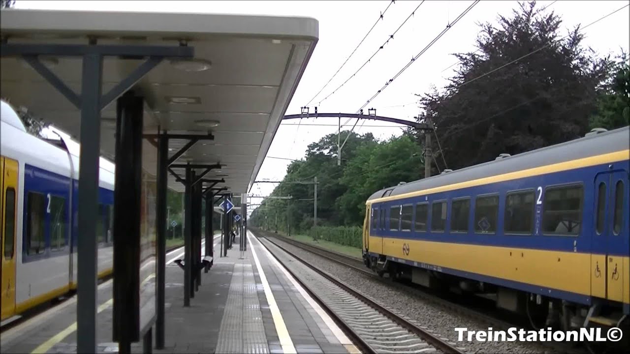 Vertrek NS ICRm + E-loc 1766 Station Tilburg Universiteit - YouTube