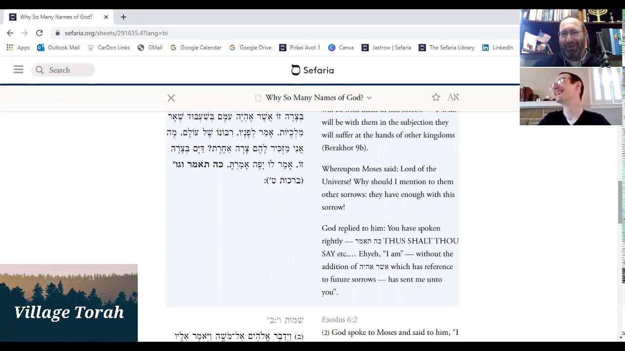 Vaera 2021 with Rabbi Ben Chaidell - YouTube