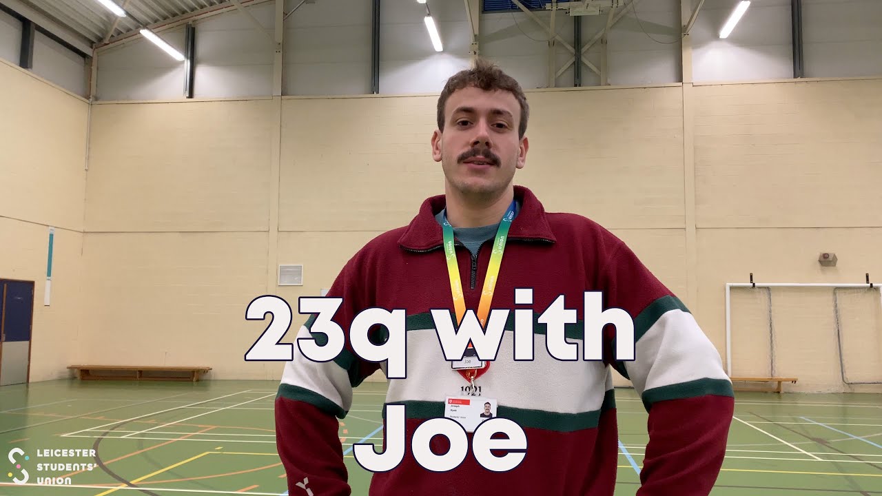 23 Questions with Joe | Sports Officer (23/24) - YouTube