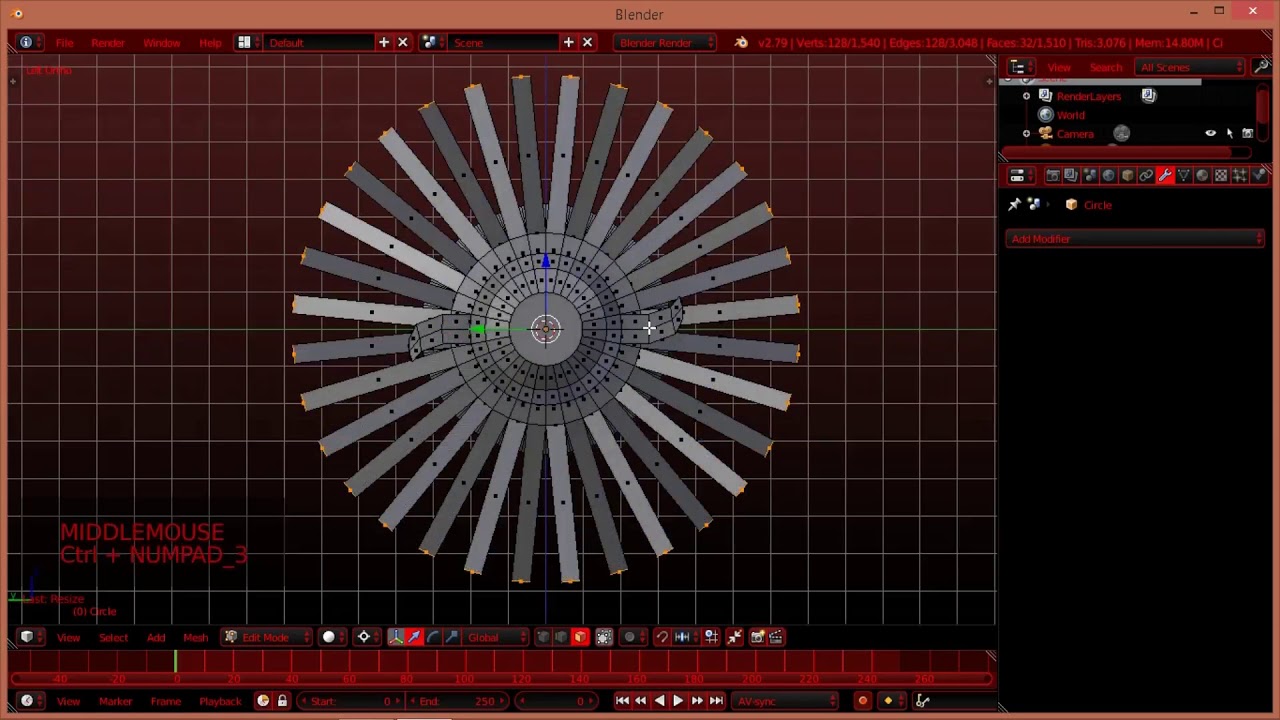 Make a Car wheel with spokes in Blender By NerdyNa'vi - YouTube