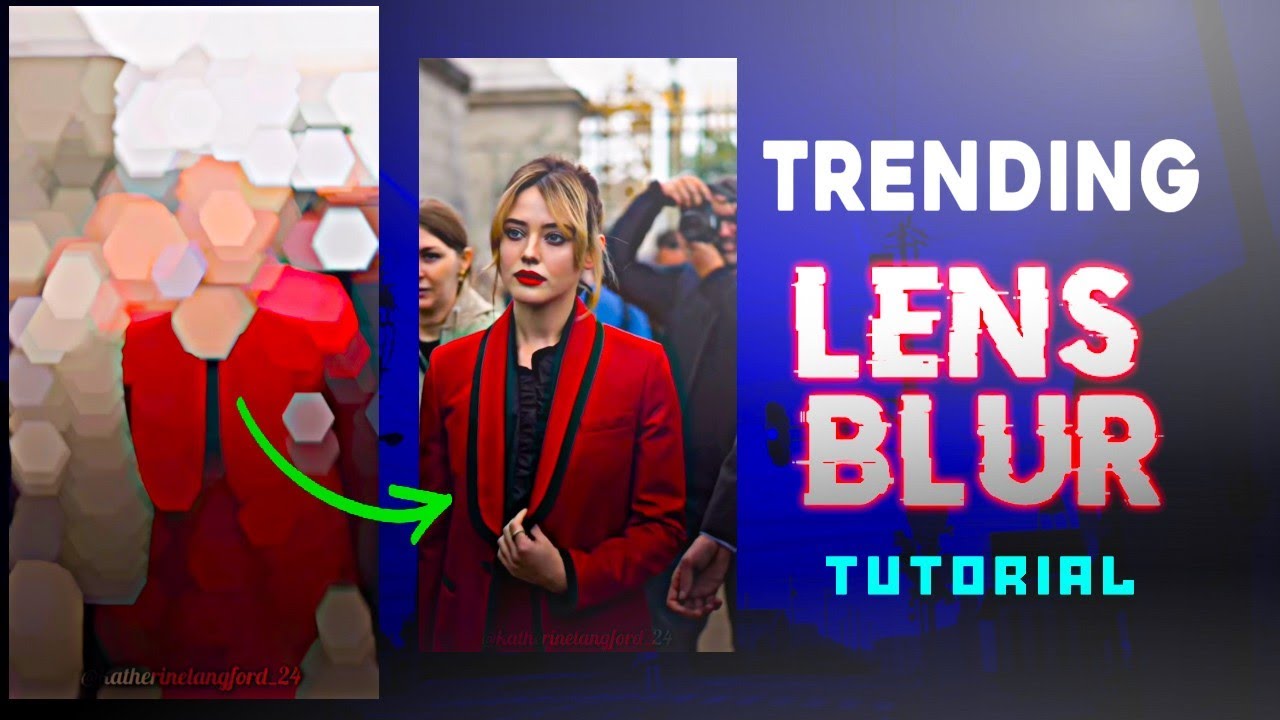 trending blur effect video editing | lens blur effect | blur video ...