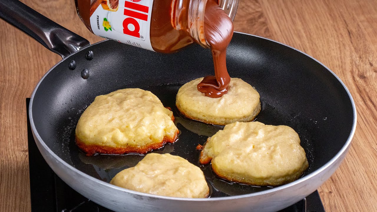 Los mios se han vuelto locos con estos crepes rellenos de Nutella y sin ...
