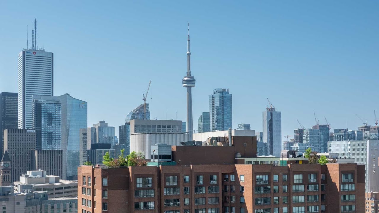 Here’s what the Toronto skyline looks like from the Chelsea Hotel ...