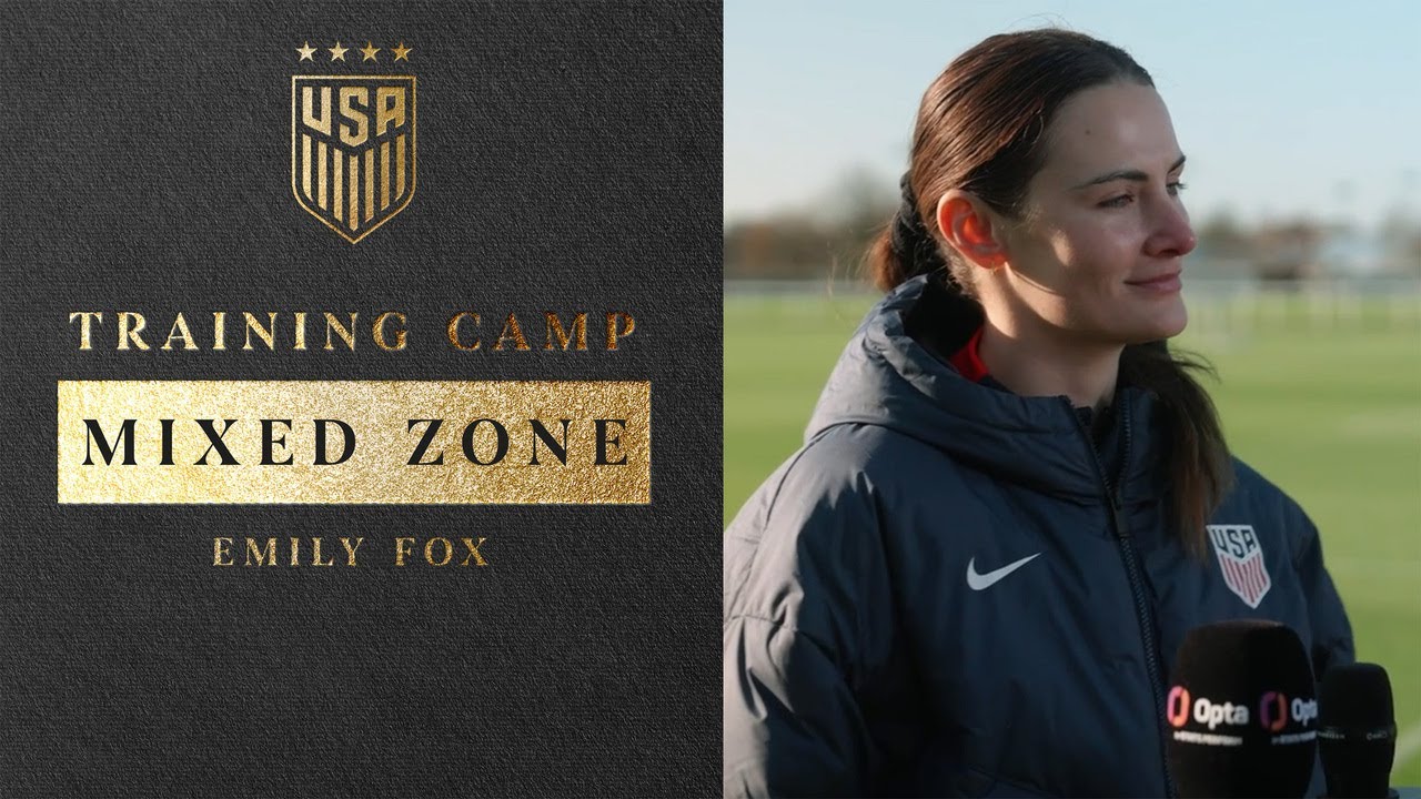 TRAINING CAMP MIXED ZONE: Emily Fox | November 26, 2024 - YouTube