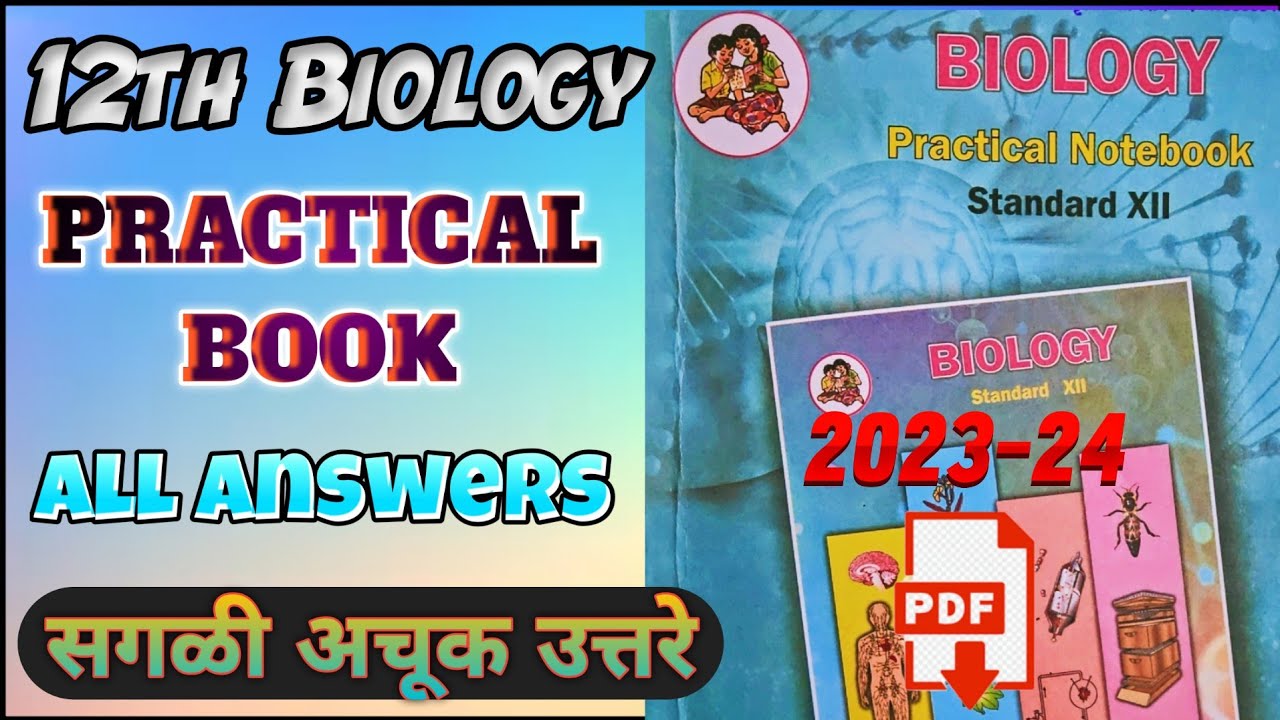12th Biology📝Practical book Answer📖Biology Practical Book Class 12th ...