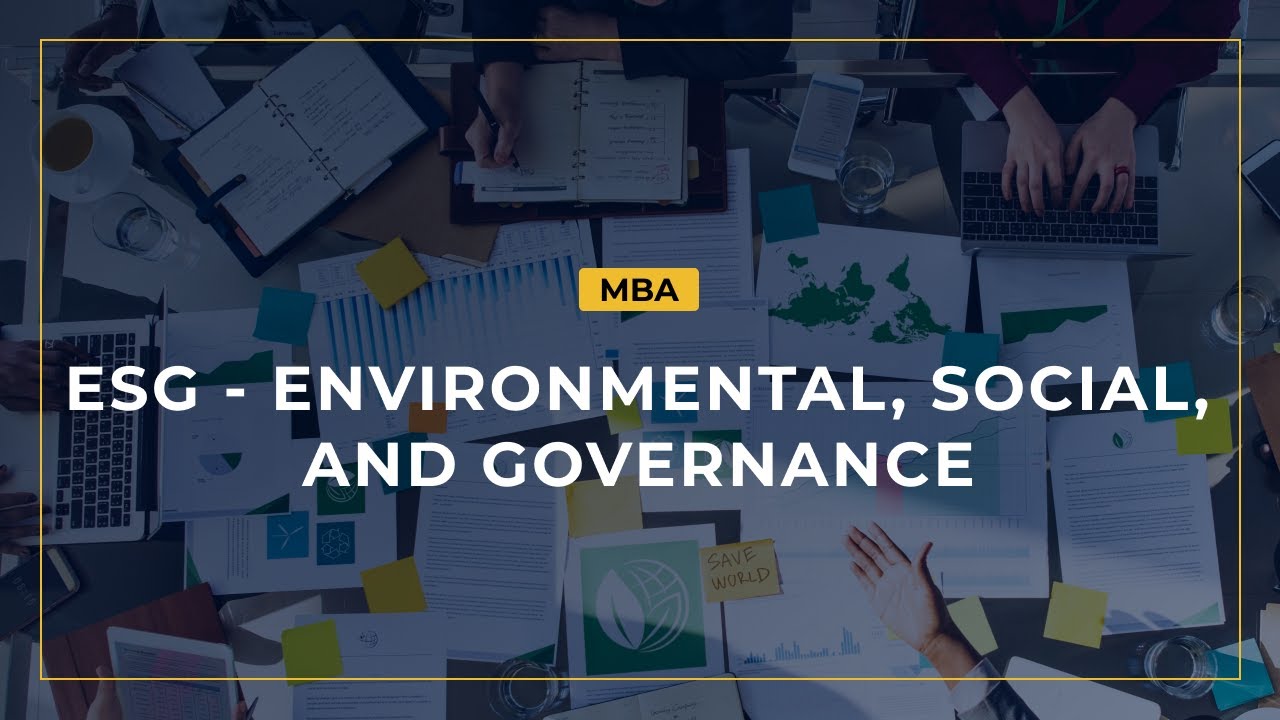 MBA em ESG: Environmental, Social, and Governance - Academy Educação ...