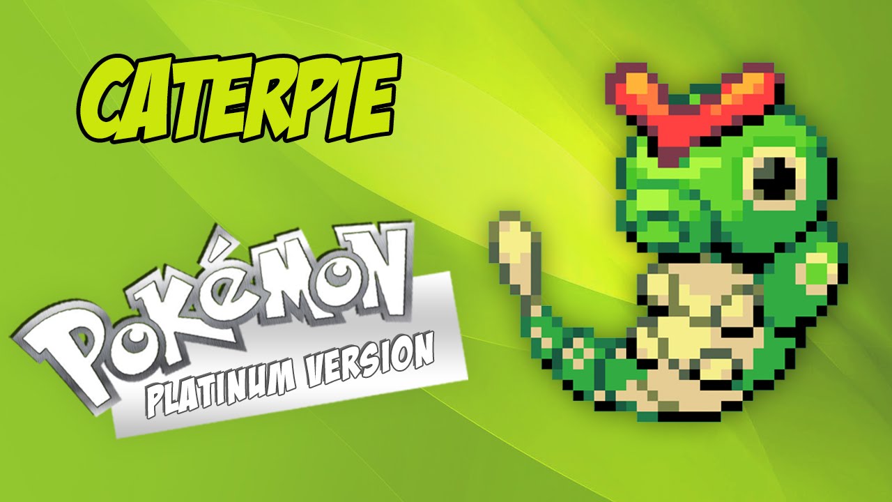 Pokemon Pixel Art - Caterpie (PKMN Platinum) - YouTube