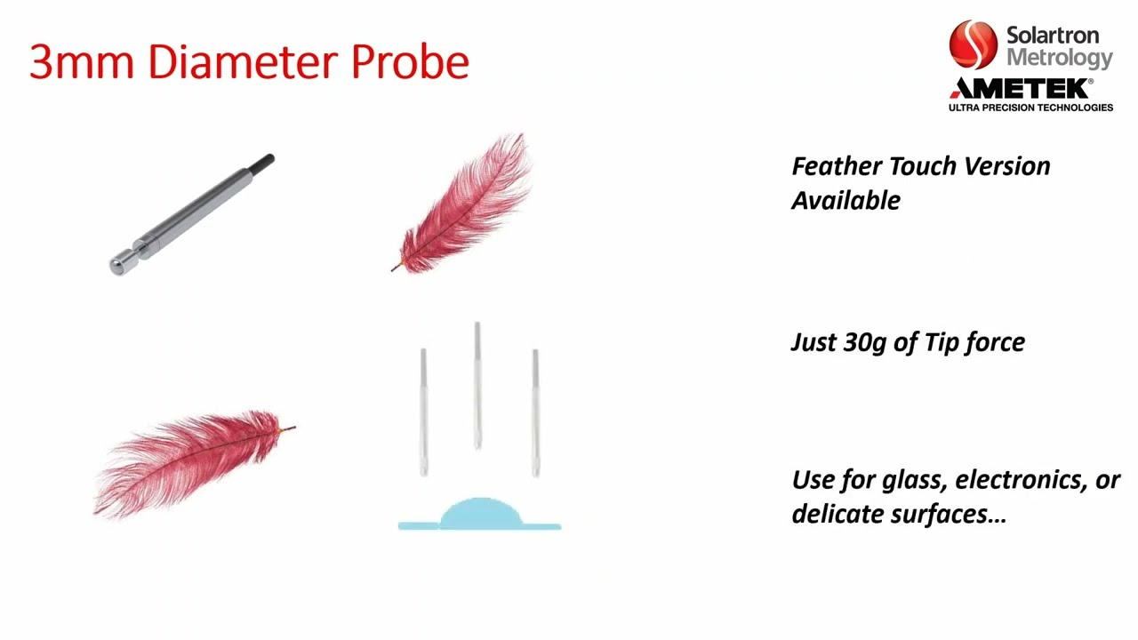 3mm Diameter Probe from Solartron Metrology - YouTube
