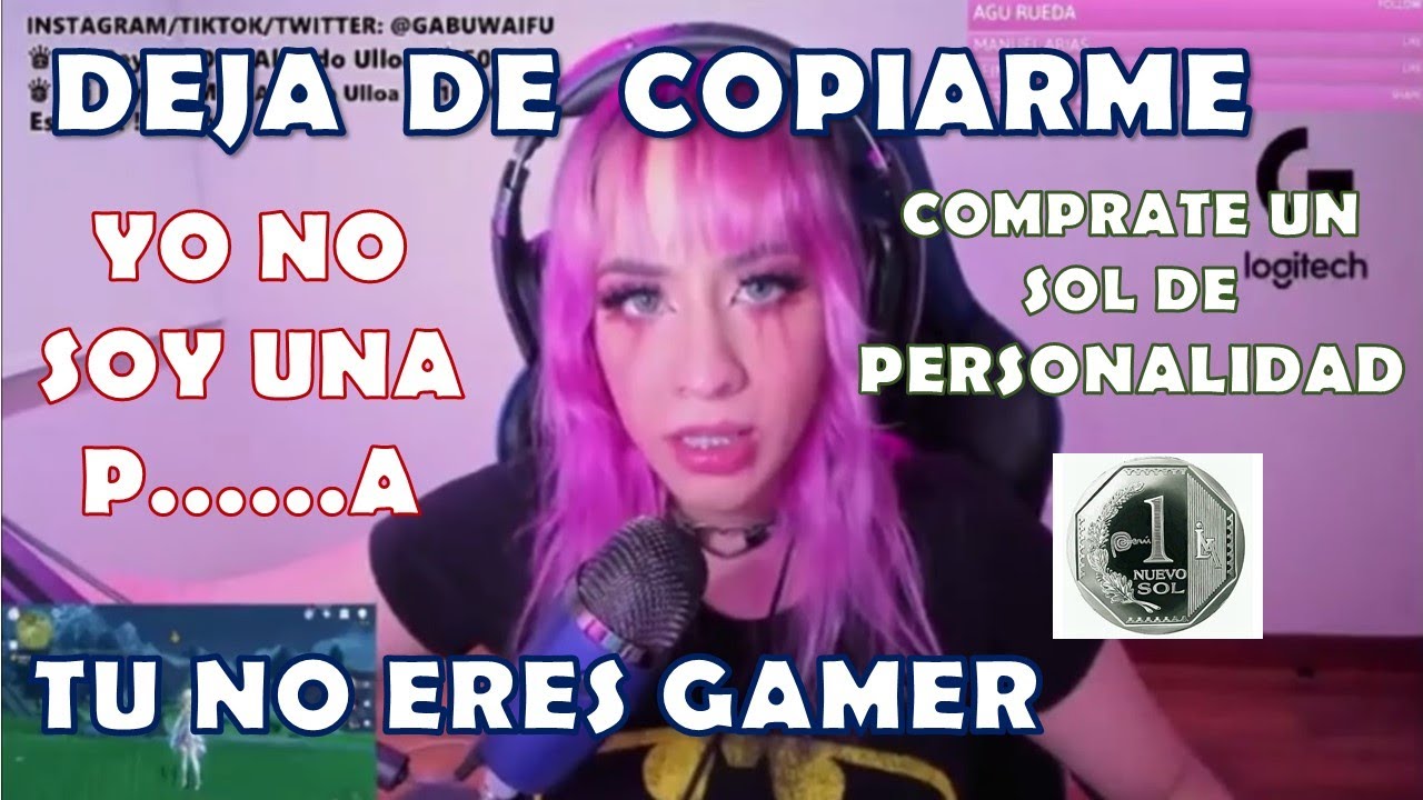 Gabu rage por una streamer imitadora || Muy enojada ante su copia - YouTube