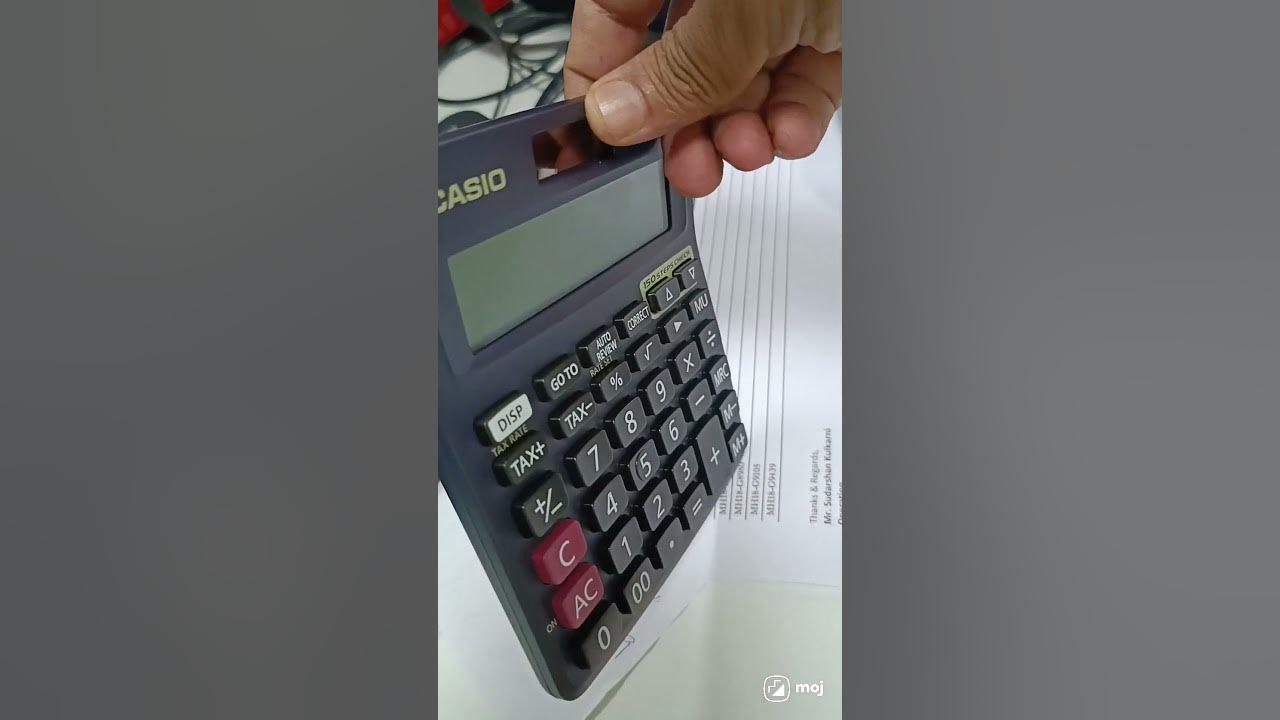 Casio calculator - YouTube