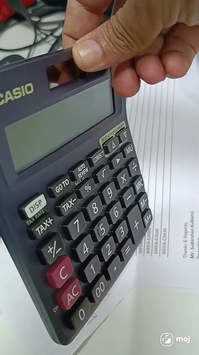 Casio calculator - YouTube