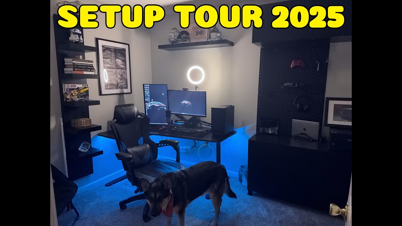 22 YEAR OLD DREAM SETUP! 2025 Gaming Setup Tour. - YouTube