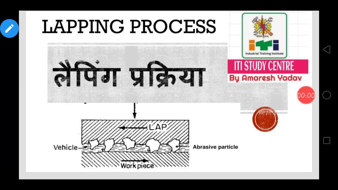 CLASS 04 TOPIC -02 || लैपिंग प्रक्रिया क्या होती है || Lapping process in hindi - YouTube