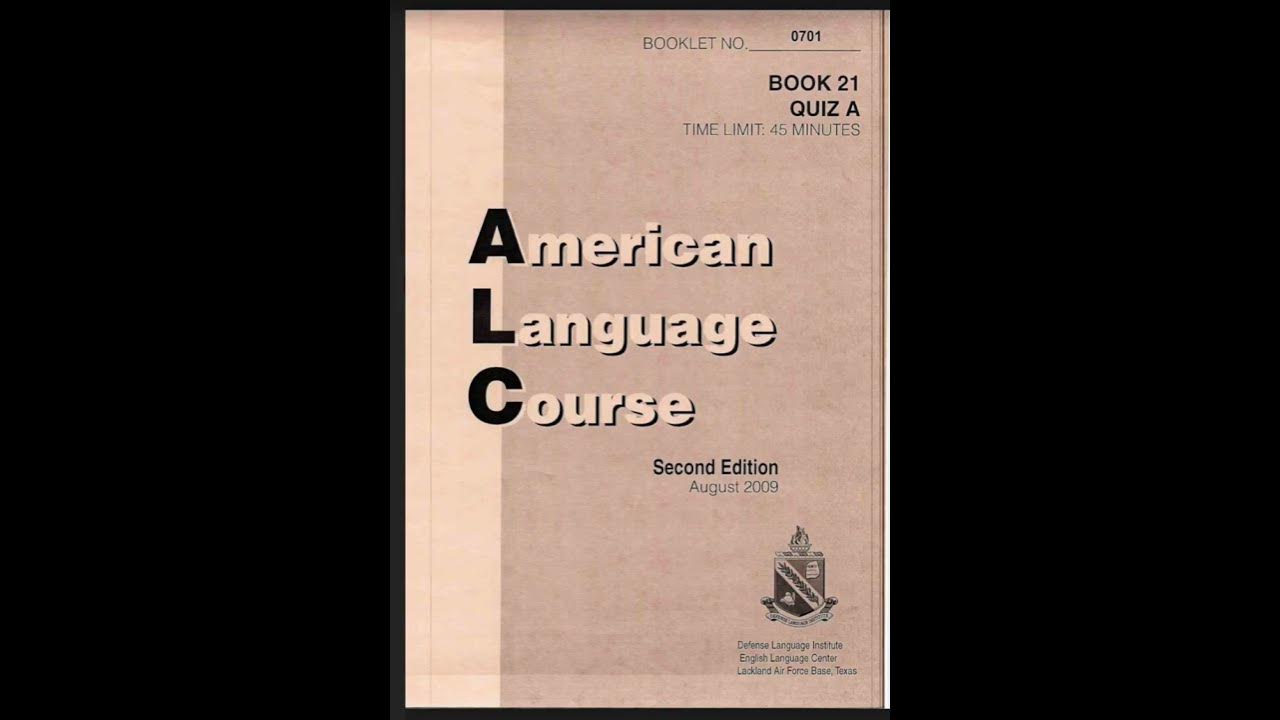 ALC BOOK 21 Quiz A with answers - YouTube