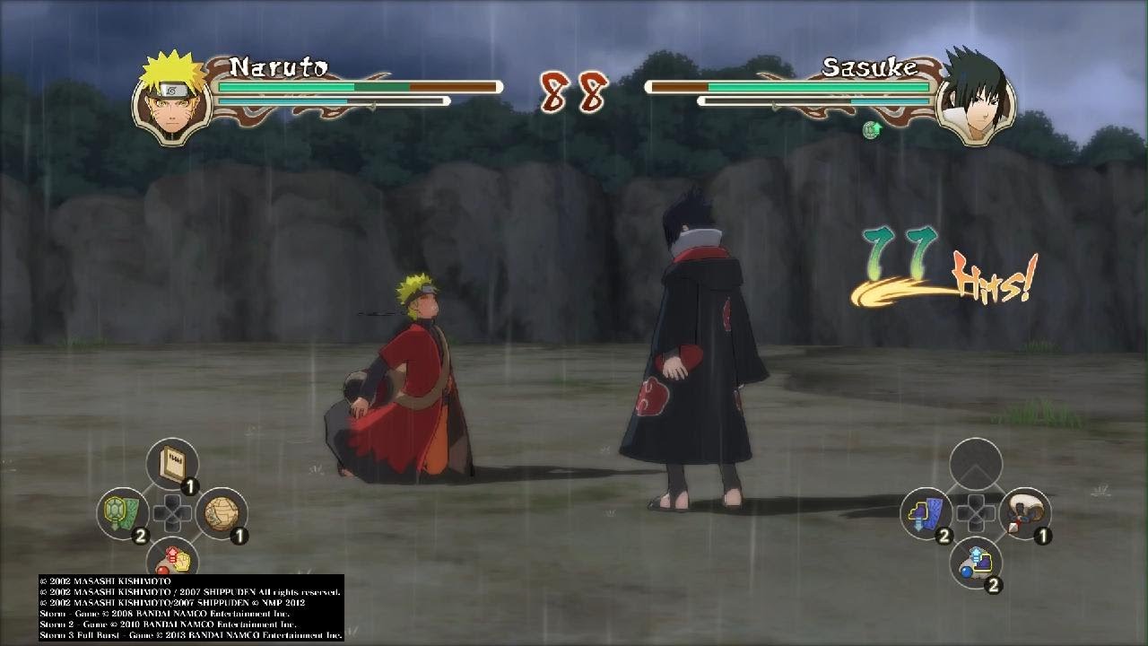 NARUTO Sage mode vs SASUKE Taka Round 4 - YouTube