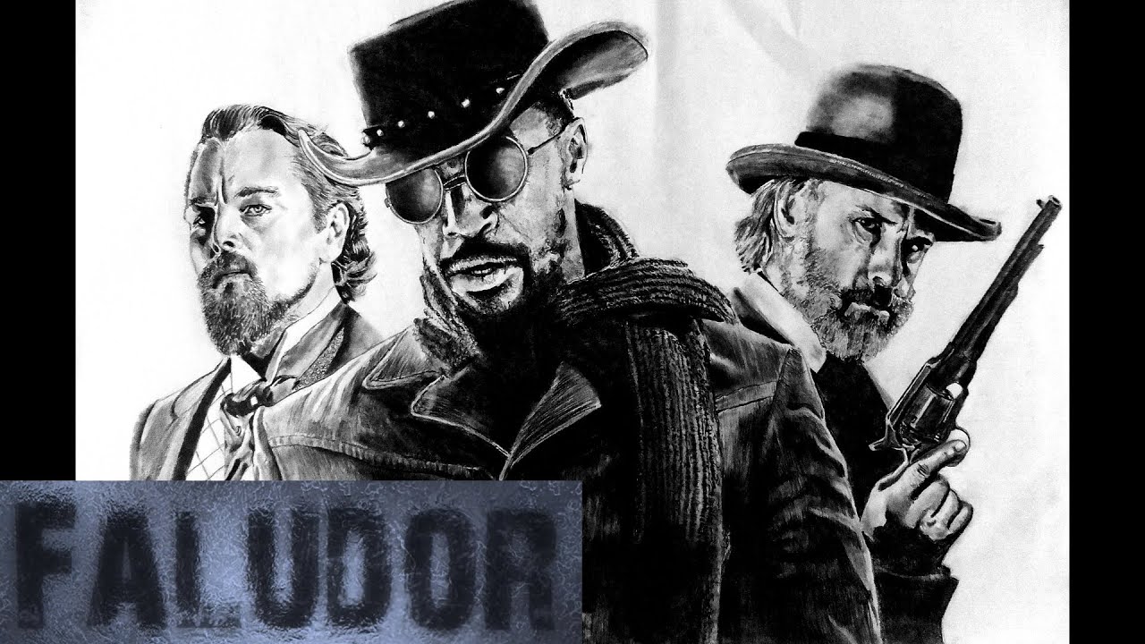 Django Unchained - Realistic Timelapse drawing/Speed painting - YouTube