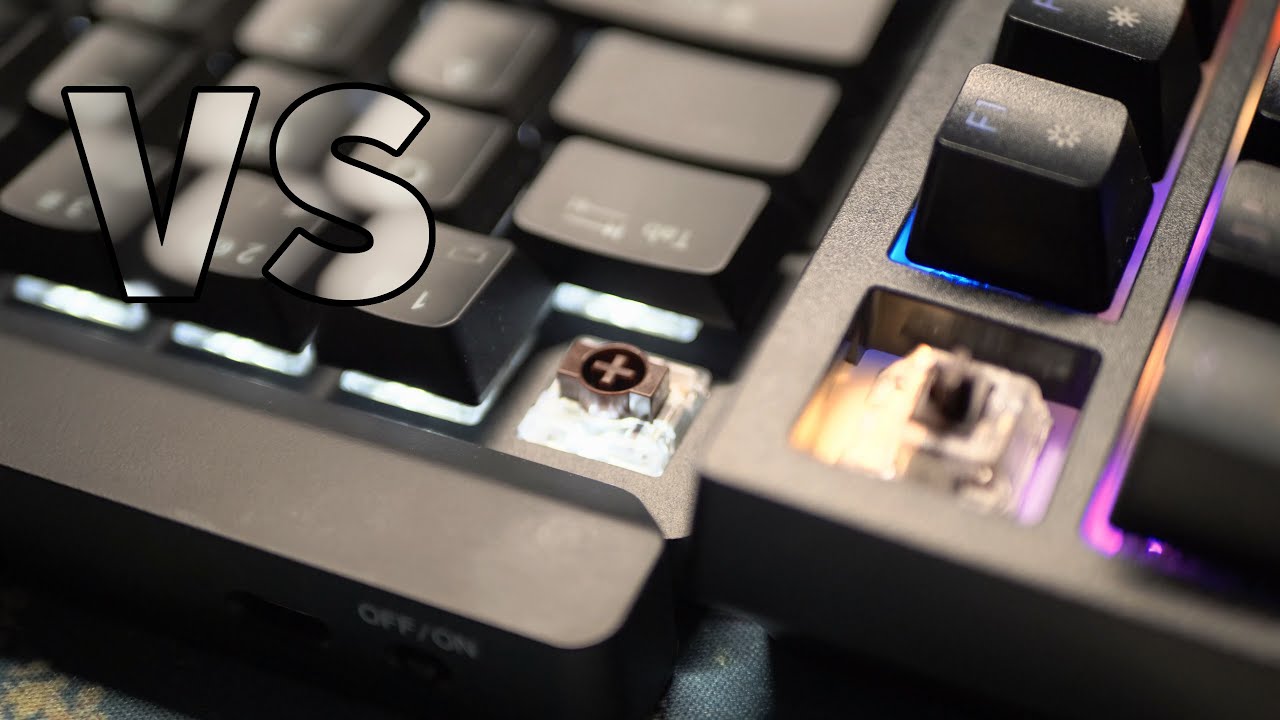 [Low Profile] VS [Standard Profile] - Mechanical Switch Comparison ...