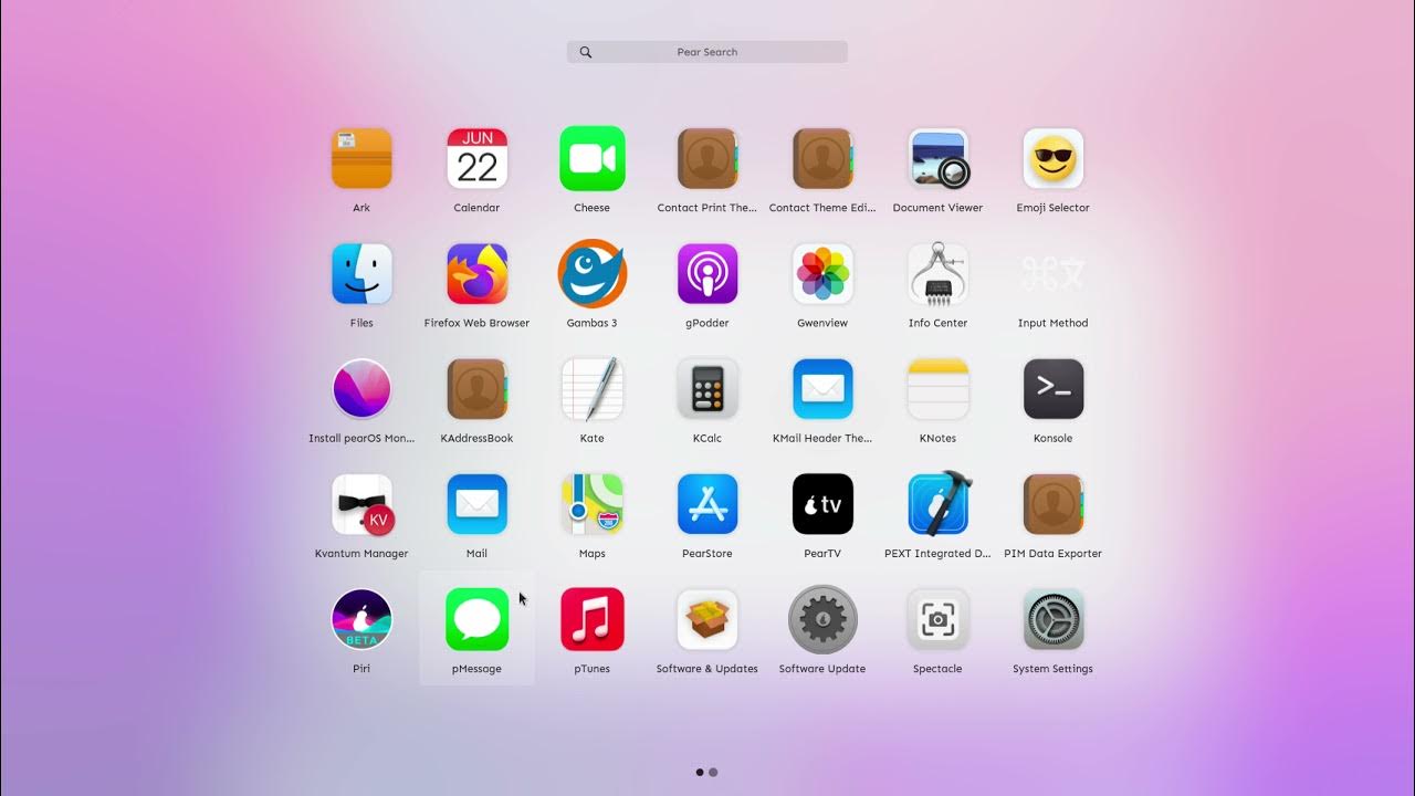 Pear OS Monterey! | Mac OS Clone! - YouTube