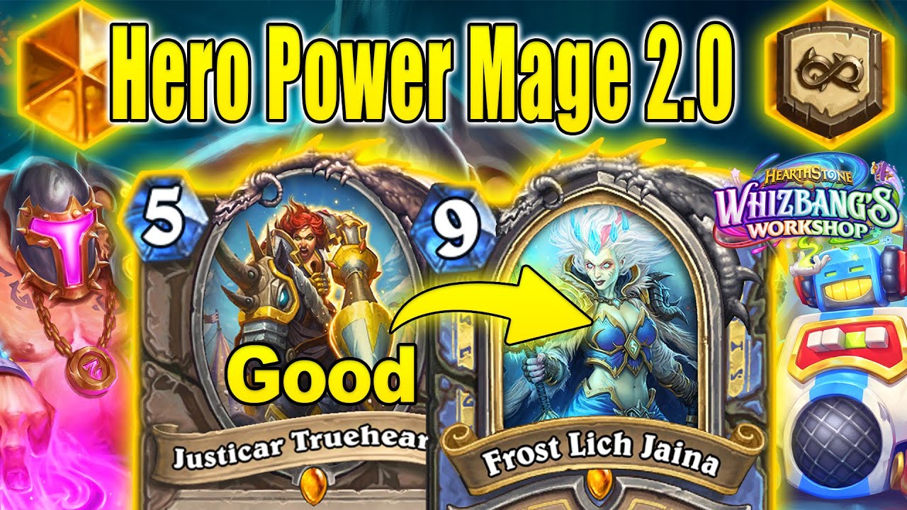 I Upgraded My Hero Power Mage 2.0 With Cool Cards At Whizbang's ...