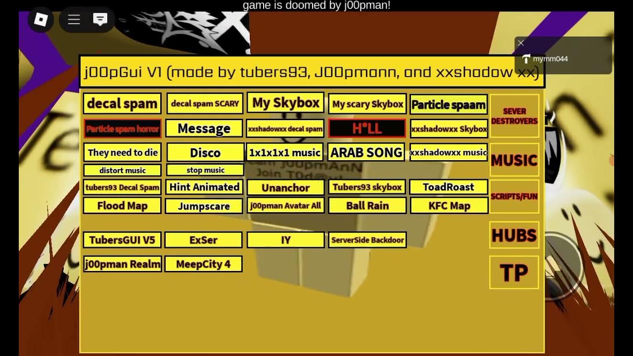 Hacking with polaria and tubers93 gui v5 and shout out to j00pman - YouTube