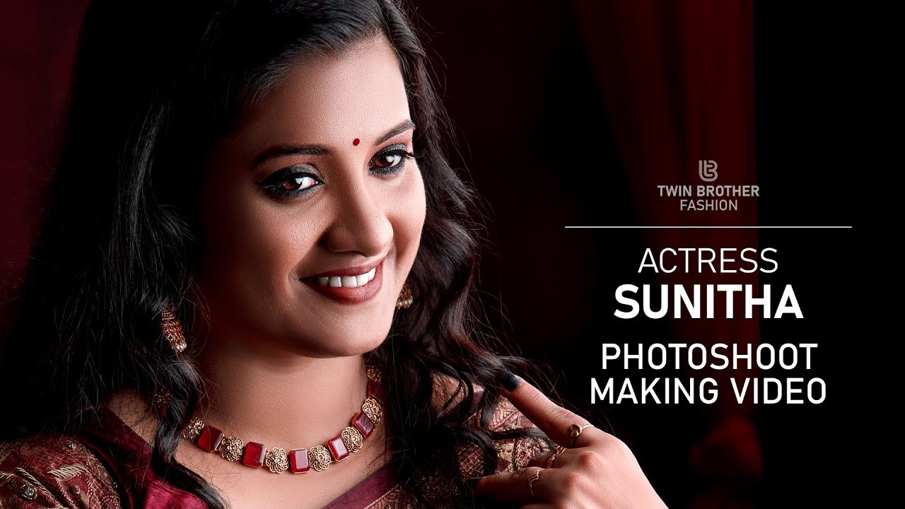 Actress Sunitha | Photoshoot Making Video | Dil He Fathima | Twin ...