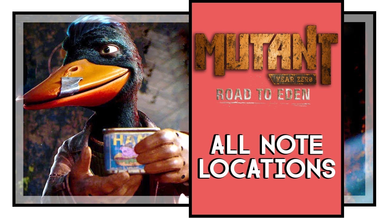 Mutant Year Zero All Note Locations - YouTube