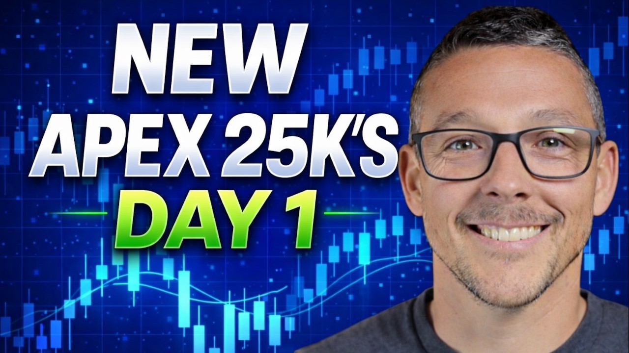 Futures Day Trading 5 APEX 25k Evaluations Using Micros - YouTube