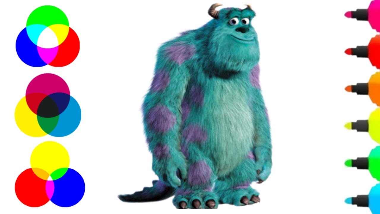 James P. Sullivan. COLORING AND DRAWING - YouTube