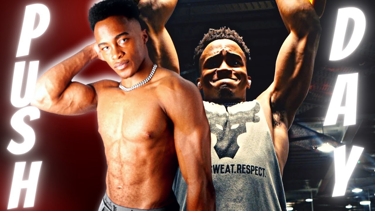 IM BACK | Full push day at the gym | - YouTube