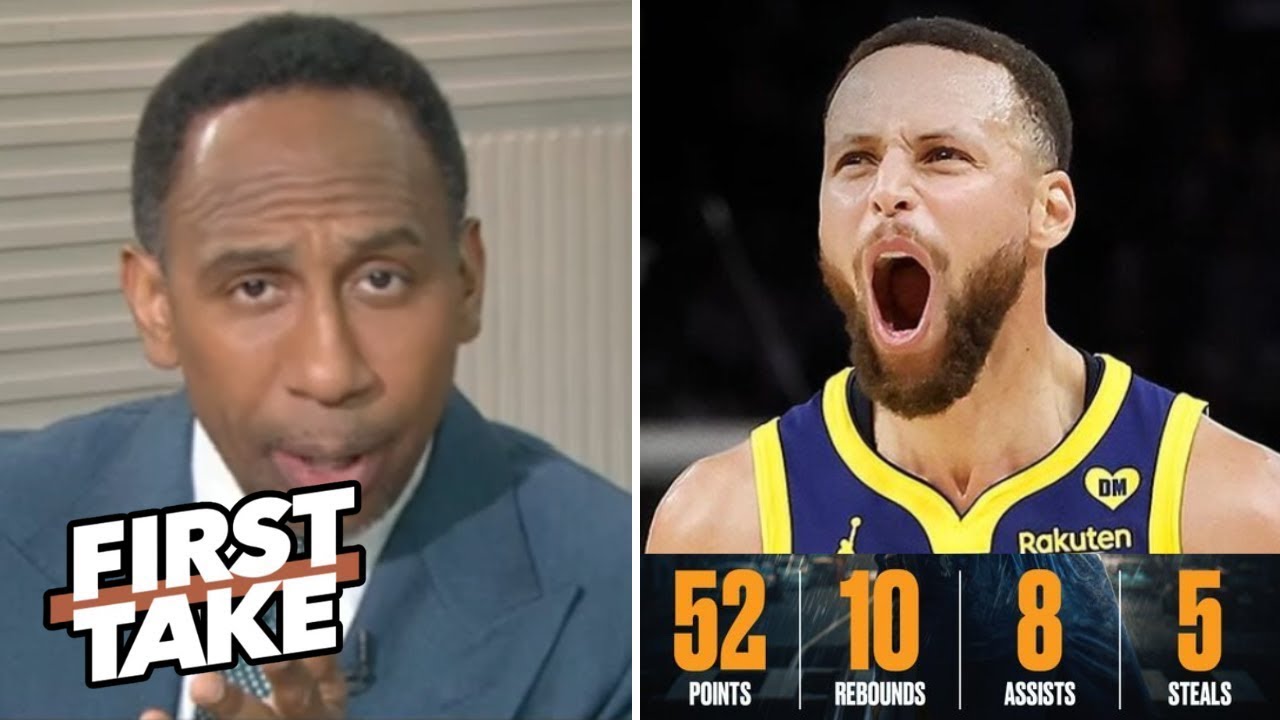 FIRST TAKE | Steph Curry...RIDICULOUS! A CHEAT CODE - Stephen A ...