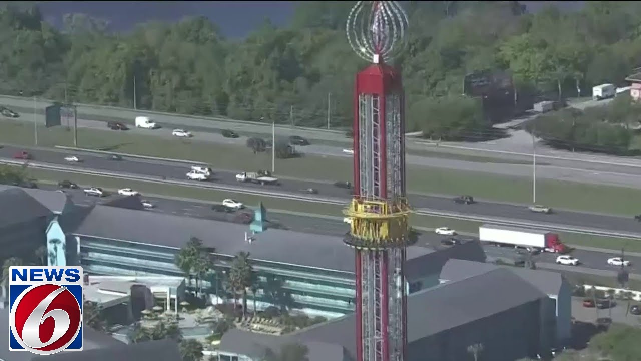 14-year-old dies in fall from thrill ride at ICON Park in Orlando - YouTube