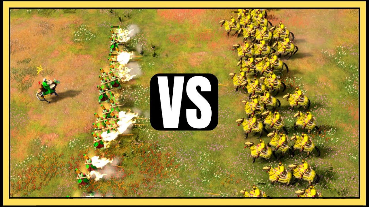 Aoe4 | Elite Janissary vs Elite Horse Archer | Mehter Attack Speed ...