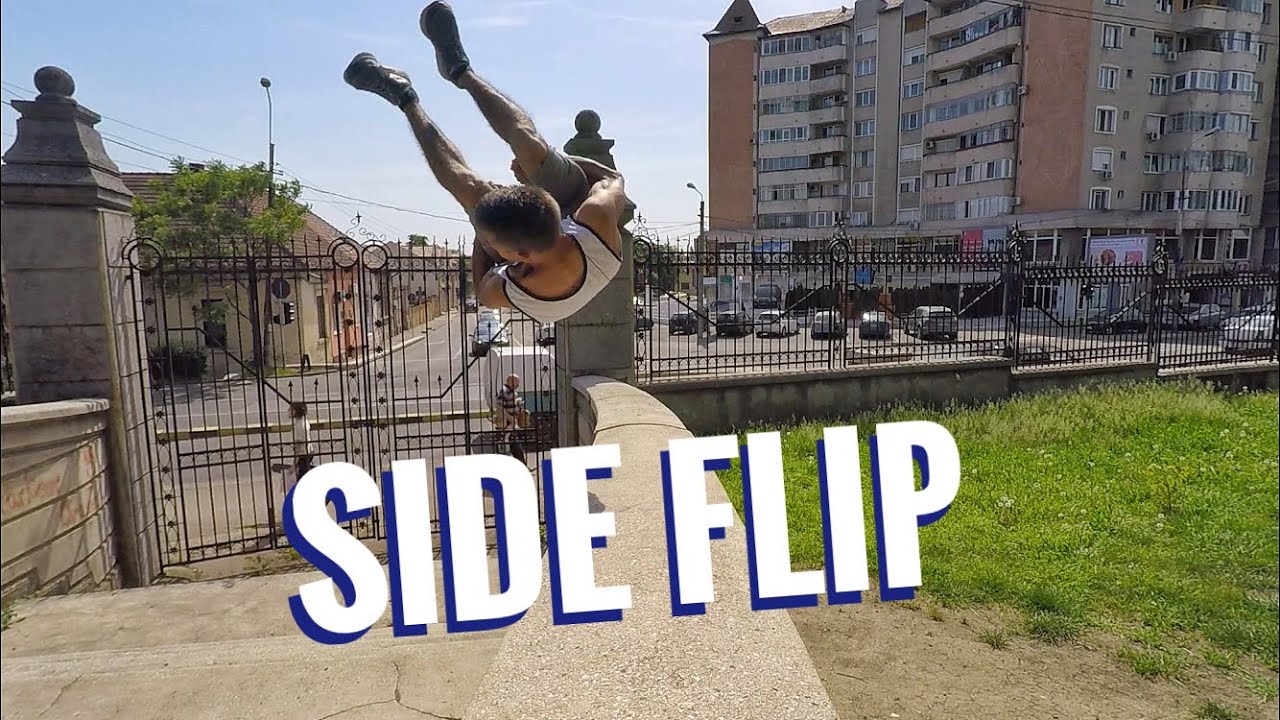 Side Flip - Freerun Tutorial ÎN RomÂNĂ !!! - YouTube