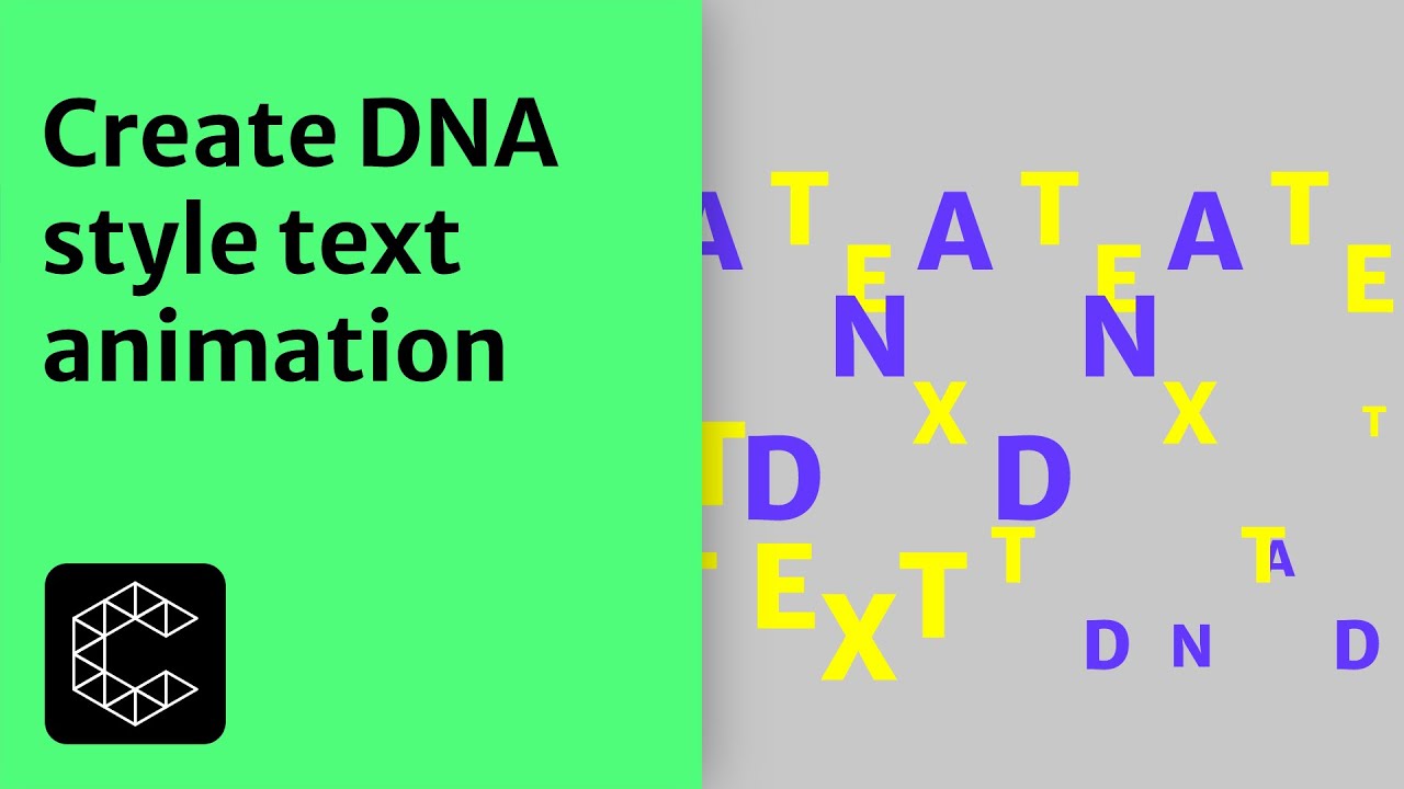 Tips & Tricks | Animating DNA style text in Cavalry. - YouTube