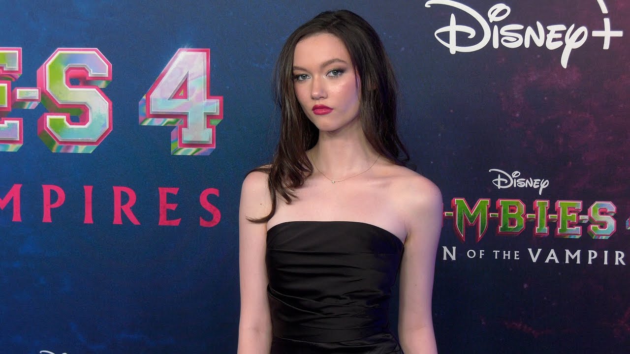 Ruby Marino "Zombies 4: Dawn of the Vampires" Premiere Blue Carpet ...